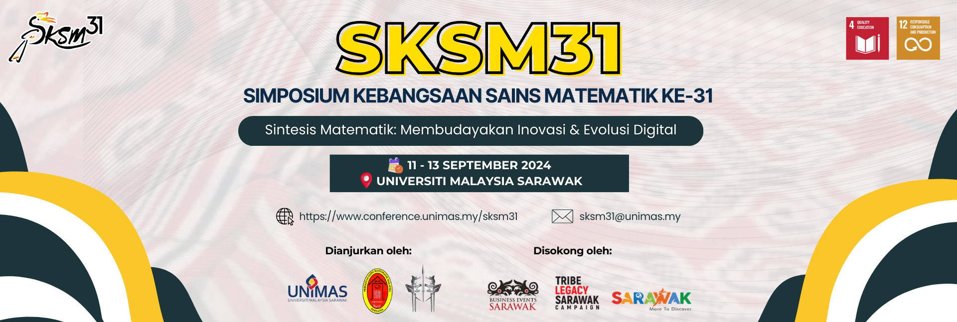 Simposium Kebangsaan Sains Matematik Ke-31 2024 & Anugerah PERSAMA 2024 - Business Events Sarawak